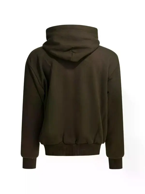 DAIWA PIER39 Zip-fastening Hoodie - Brown