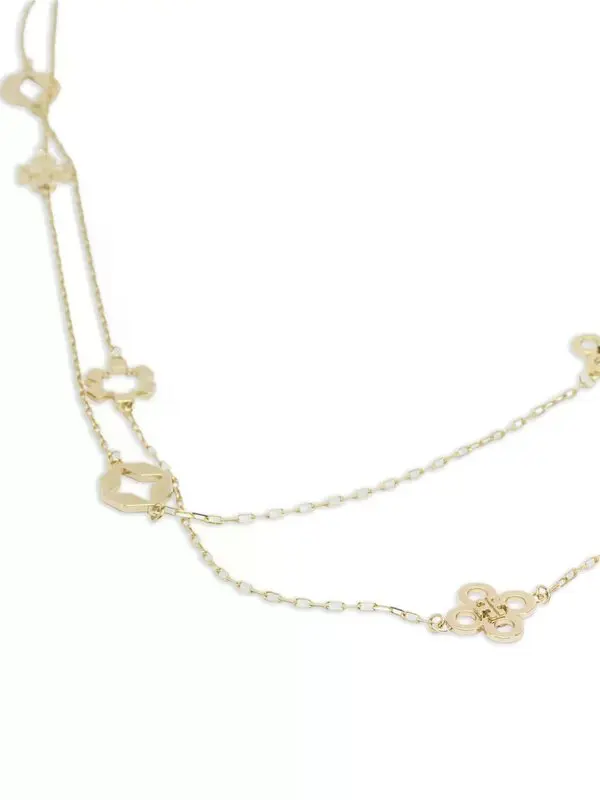 Tory Burch Kira Clover Charm Necklace