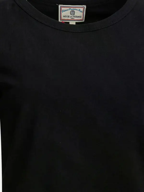 INES DE LA FRESSANGE PARIS Crew-neck T-shirt - Black