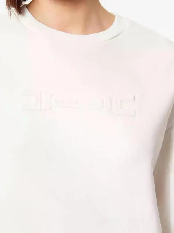 Elisabetta Franchi Long-sleeve Embossed Sweatshirt