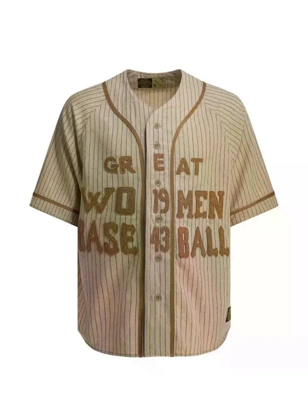 Kapital Short-sleeve Pinstripe Shirt