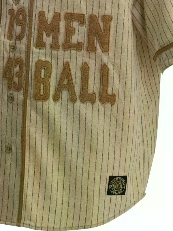 Kapital Short-sleeve Pinstripe Shirt