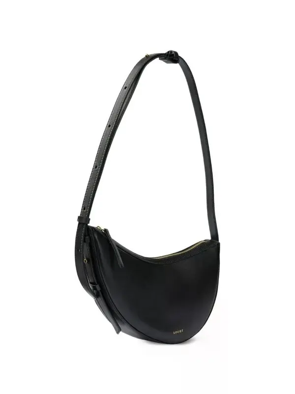 Soeur Mini Wino Curved Shoulder Bag - Black