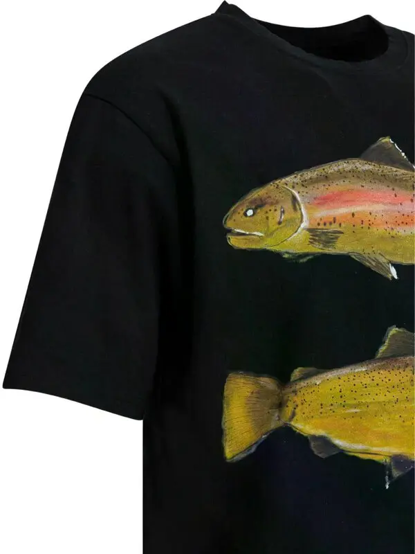 Kapital Fish-print T-shirt