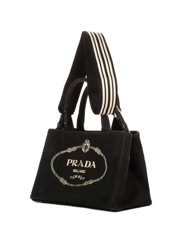 Prada Canapa Canvas Tote Bag
