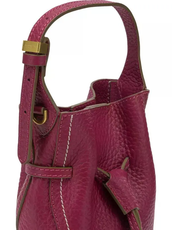 GIANNI CHIARINI Sienna Drawstring Leather Tote Bag
