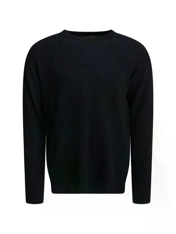 BEAMS Waffle-texture Long-sleeve T-shirt