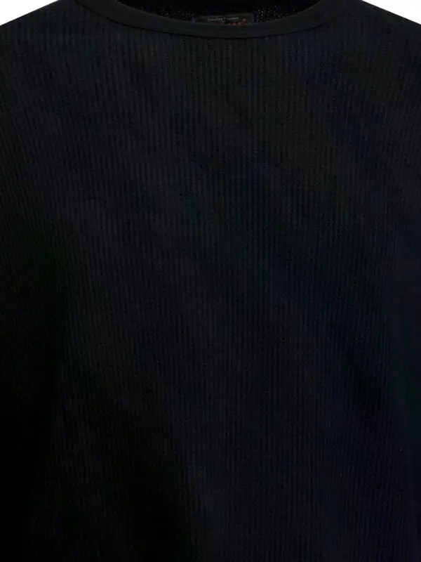 BEAMS Waffle-texture Long-sleeve T-shirt