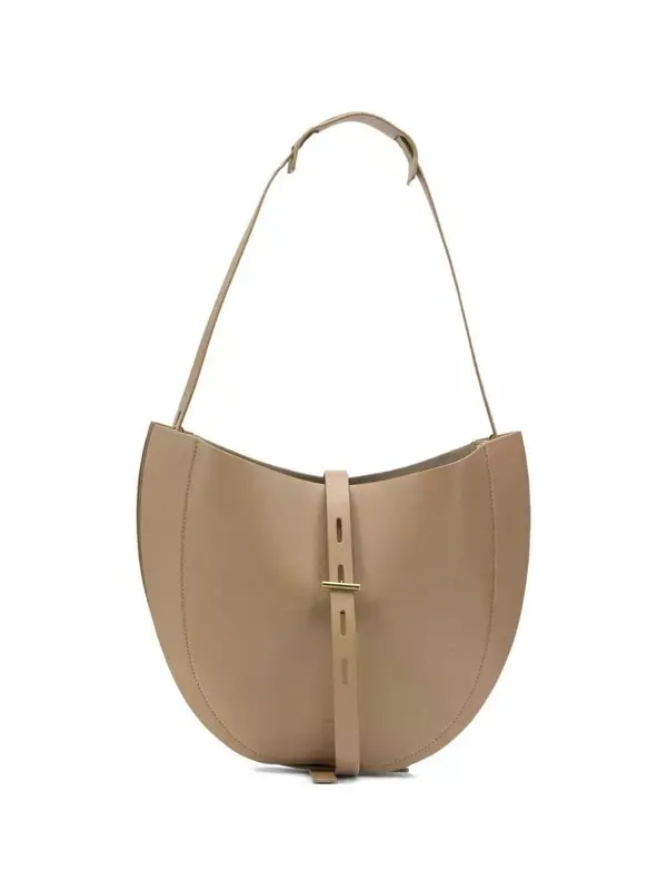 MINOBOSSI Lizzie Leather Shoulder Bag - Neutrals