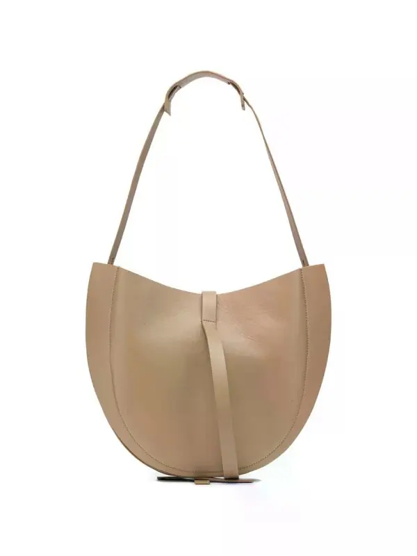 MINOBOSSI Lizzie Leather Shoulder Bag - Neutrals