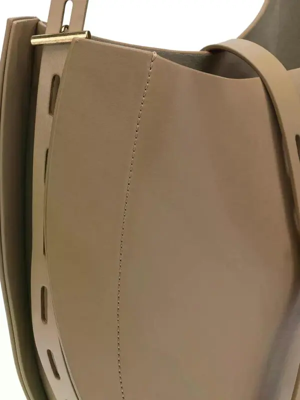 MINOBOSSI Lizzie Leather Shoulder Bag - Neutrals