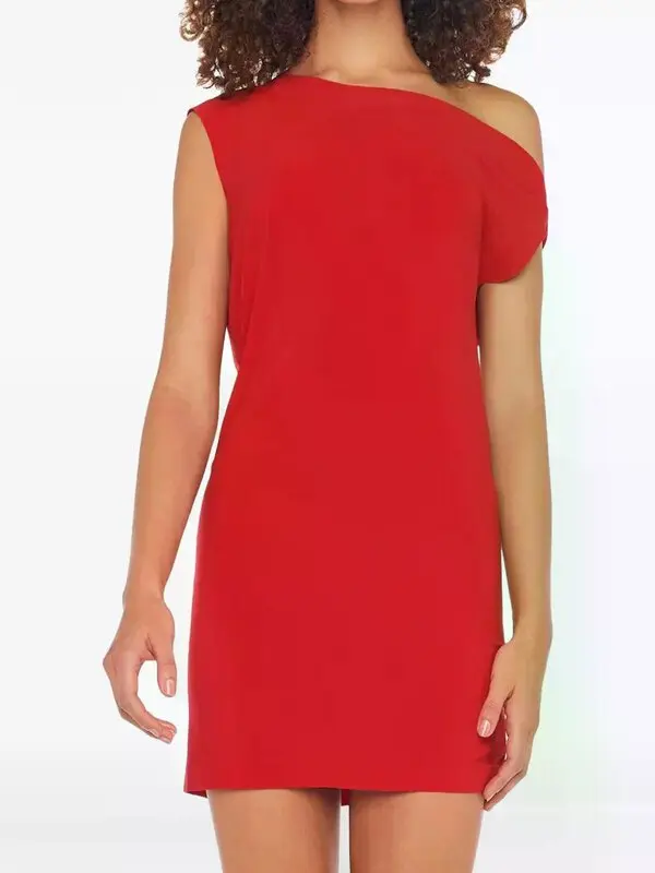 Norma Kamali Asymmetric Mini Dress