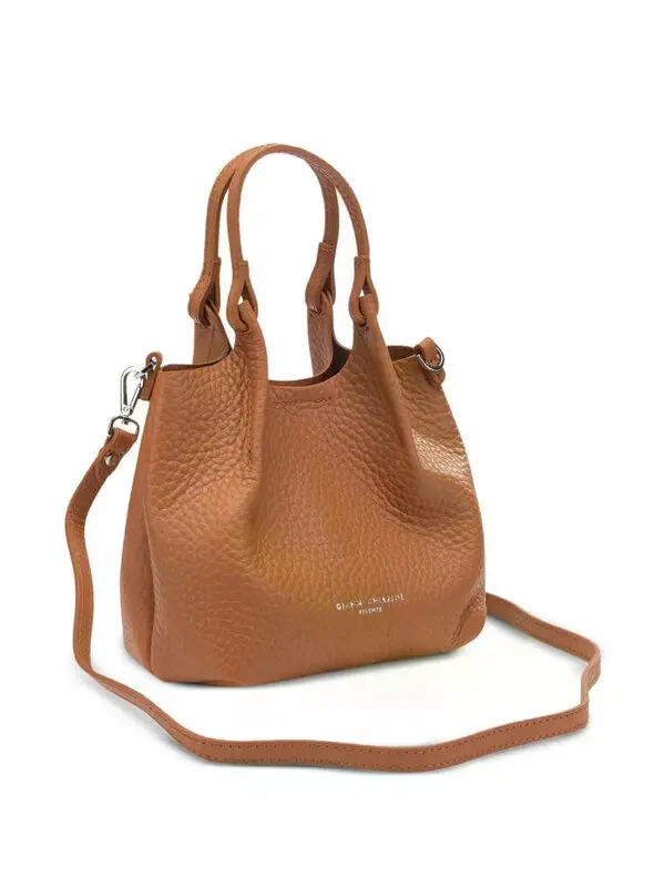 GIANNI CHIARINI Pebble-grain Leather Tote