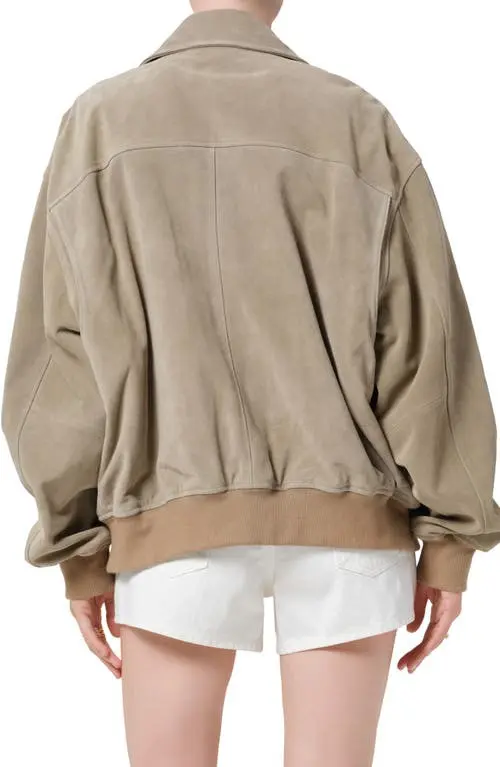 Citizens Of Humanity Vivienne Suede Jacket - Deep Olive Md