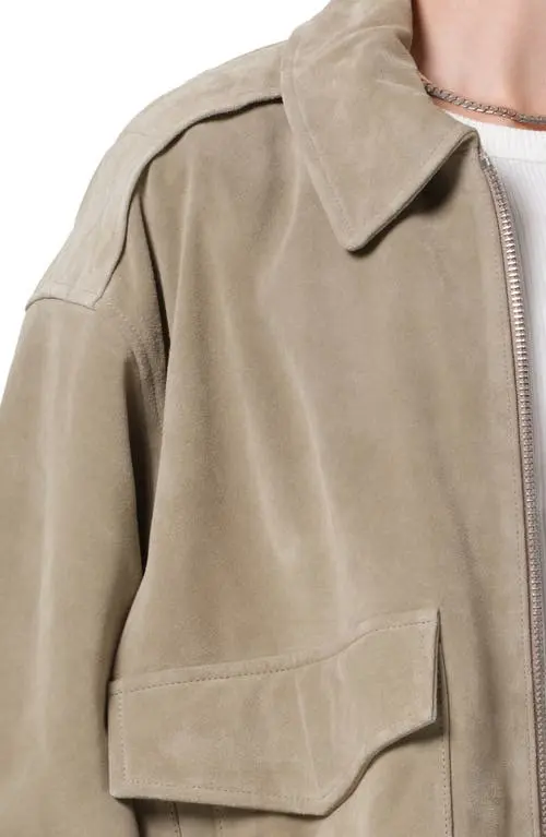 Citizens Of Humanity Vivienne Suede Jacket - Deep Olive Md