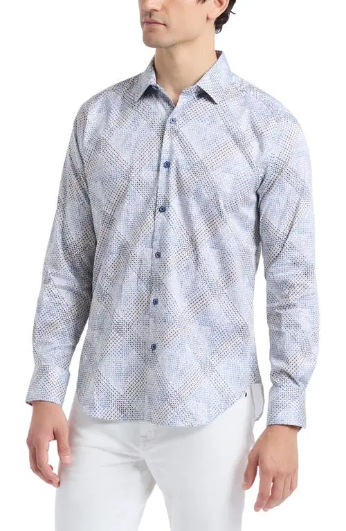 Robert Graham Shillibeer Stretch Cotton Button-up Shirt