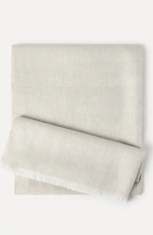 Brunello Cucinelli Sparkling Linen Scarf
