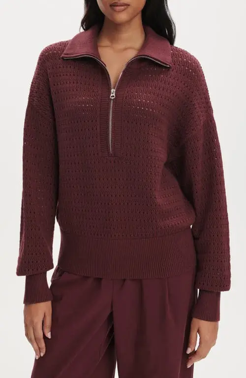 Varley Darla Half Zip Sweater