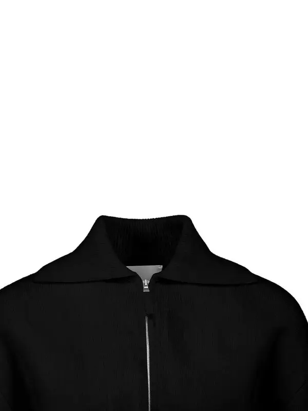 ALLUDE Zip-up Cardigan