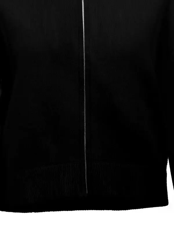 ALLUDE Zip-up Cardigan