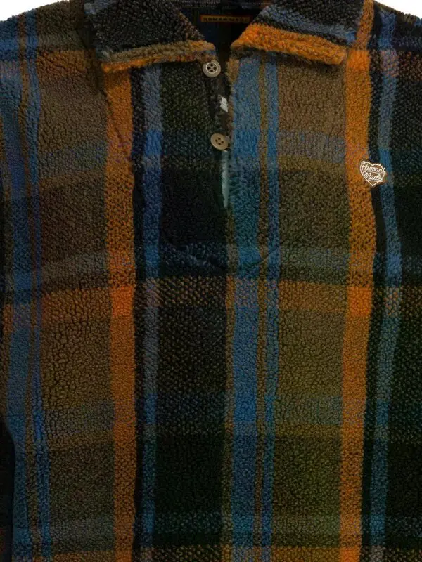 HUMAN MADE Plaid Buttoned Sweater