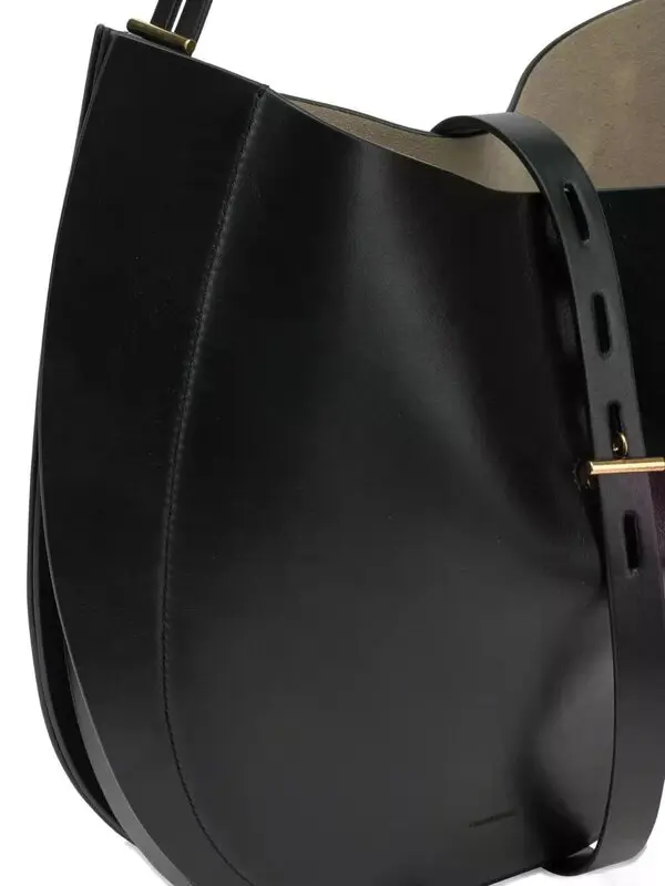 MINOBOSSI Liz Panelled Shoulder Bag - Black
