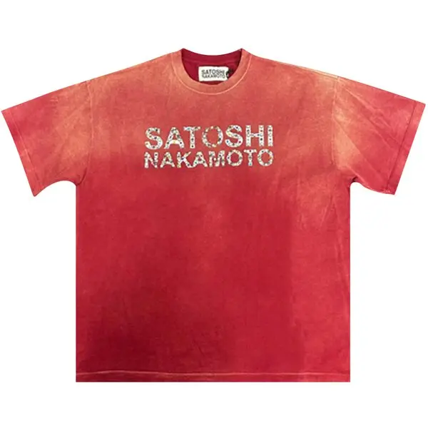 SATOSHI NAKAMOTO Logo T-shirt