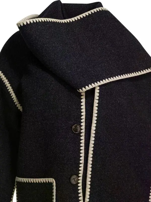 TOTEME Fringe Trimmed Coat