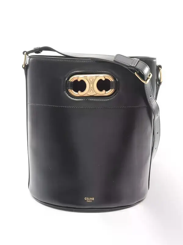 Celine 2010s Maillon Triomphe Bucket Bag