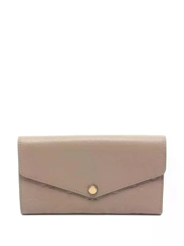 LOUIS VUITTON 2020 Long Sarah Empreinte Wallet - Neutrals