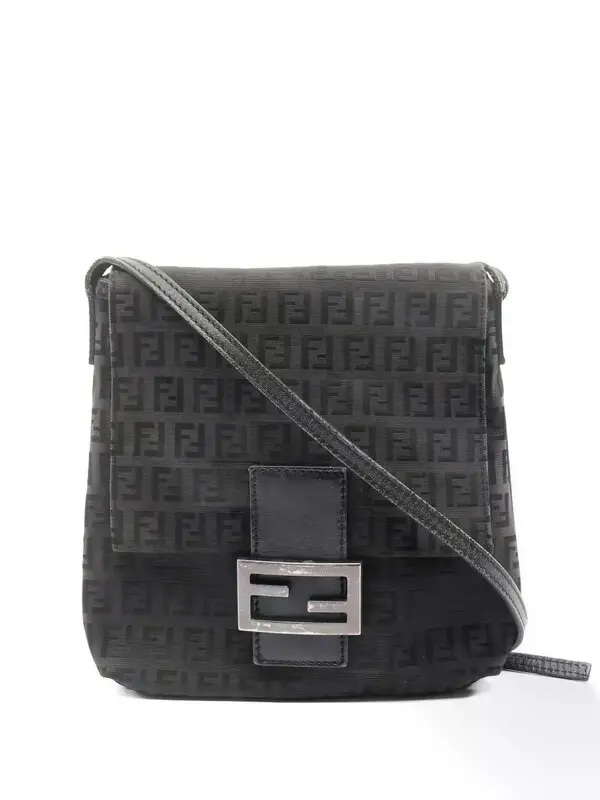 Fendi 2000 Zucchino Pattern Shoulder Bag