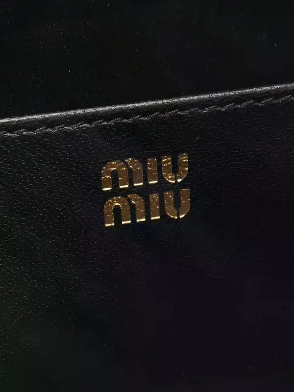 Miu Miu Matelasse Leather Tote