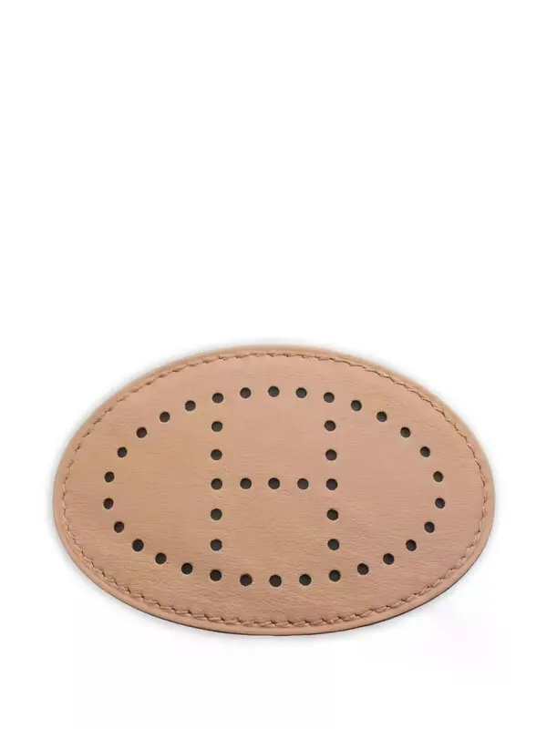 Hermès 2010s Baretta Leather Hair Clip - Neutrals