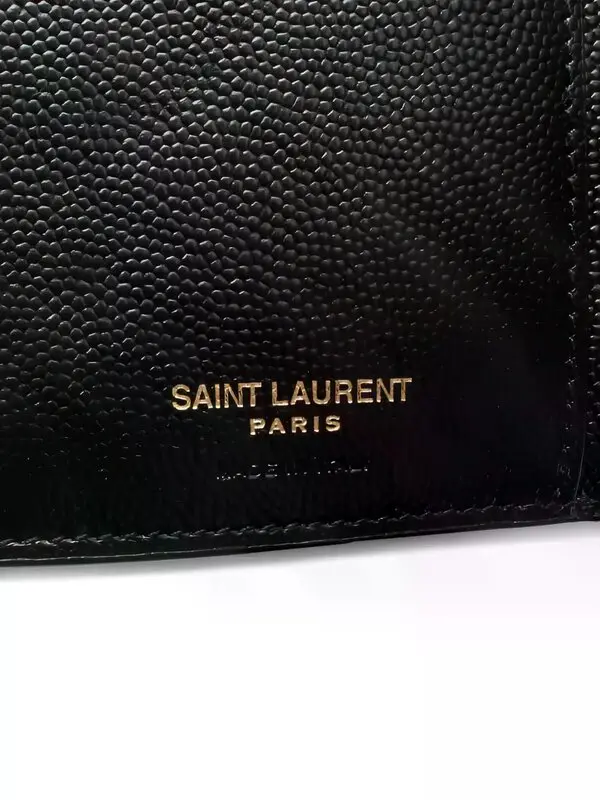 Saint Laurent 2020s Monogram Trifold Leather Wallet
