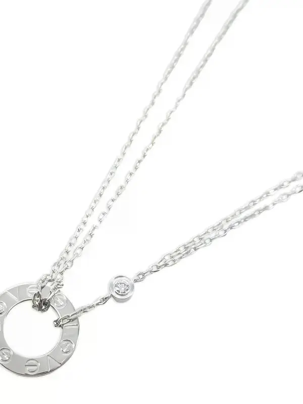 CARTIER 2010s Love Circle Diamond Necklace