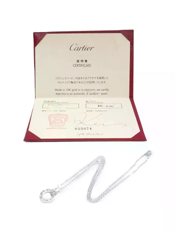 CARTIER 2010s Love Circle Diamond Necklace
