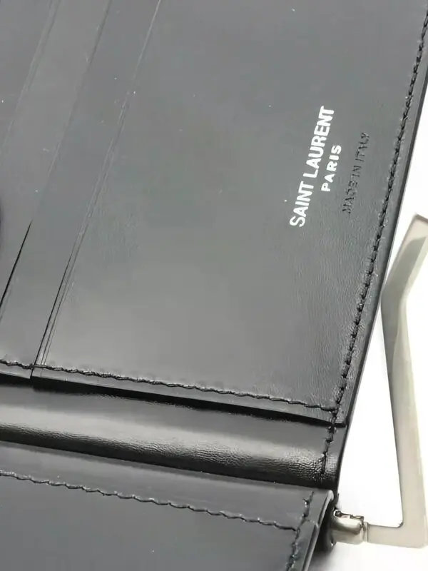 Saint Laurent 2020s Logo-appliqué Leather Wallet