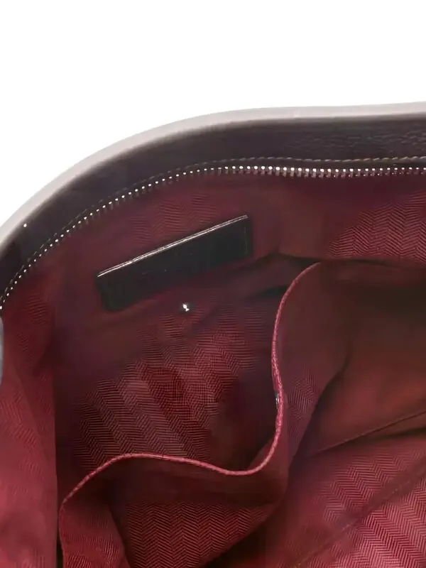 Loewe 2000s Anagram Leather Shoulder Bag