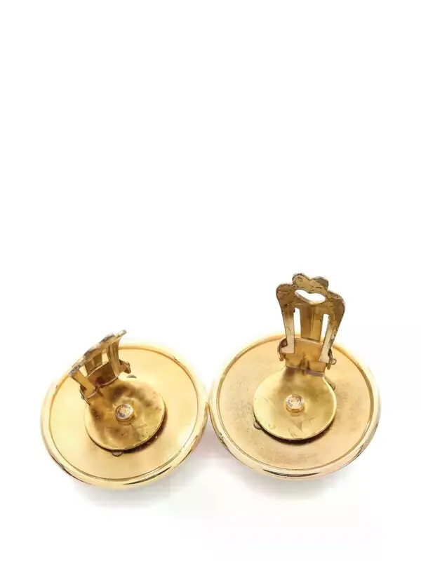 Hermès Round Clip-on Earrings