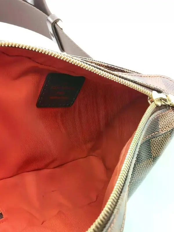 LOUIS VUITTON 2005 Damier Ebene Shoulder Bag - Brown