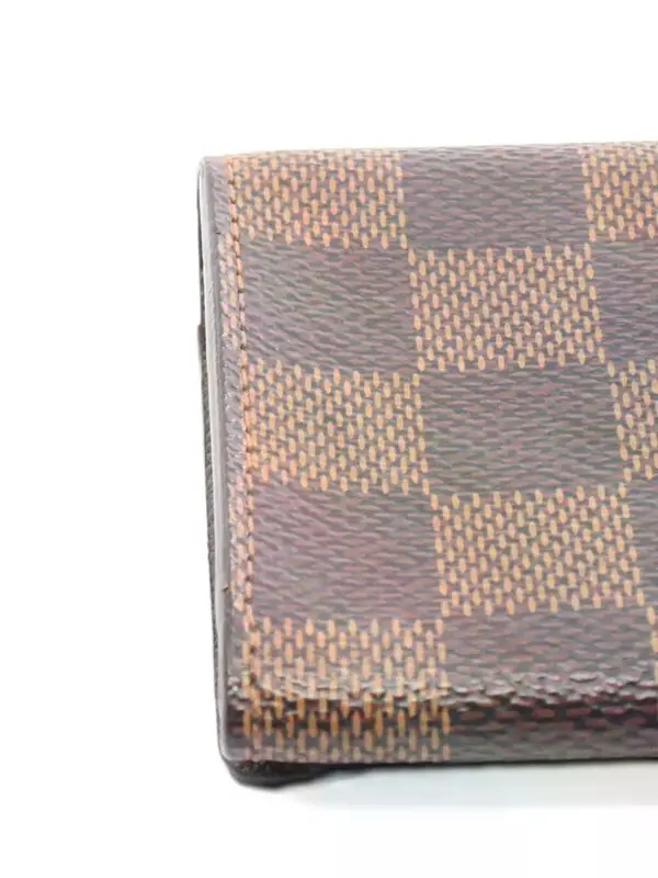 LOUIS VUITTON 2014 Damier Ebene Canvas Wallet