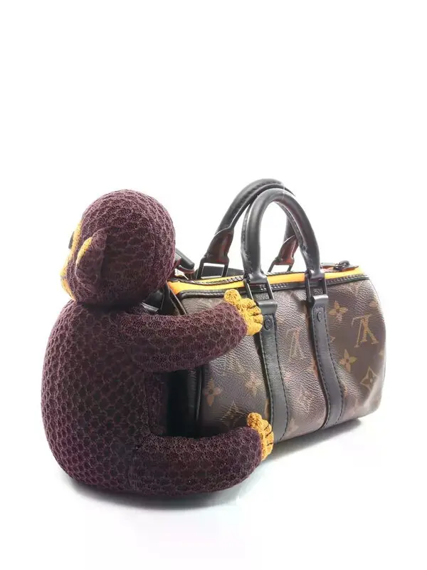 LOUIS VUITTON Friends Monkey Puppet Keepall Tote