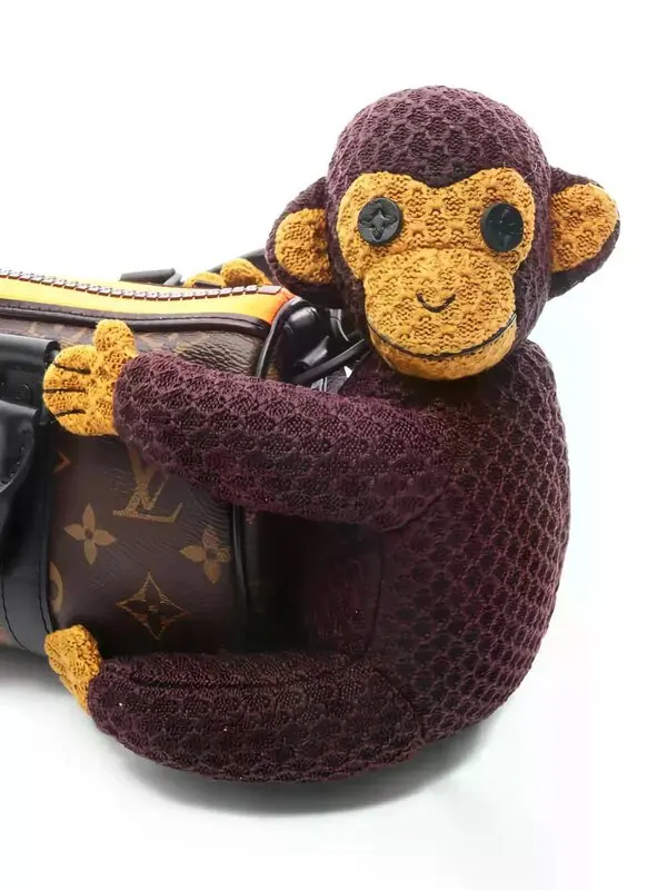 LOUIS VUITTON Friends Monkey Puppet Keepall Tote
