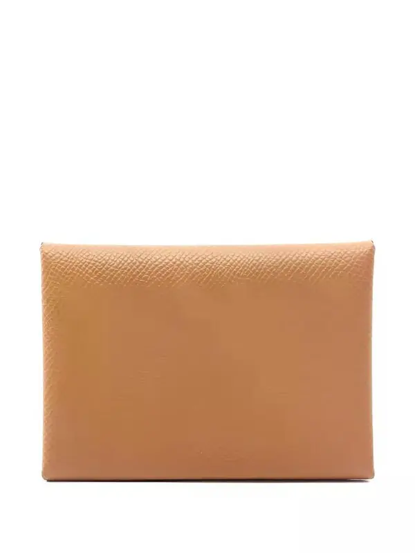 Hermès 2023 Calviduo Verso Coin Purse - Orange