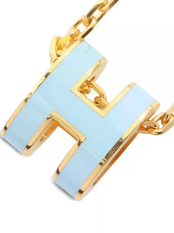 Hermès 2020s Letter Pendant Necklace