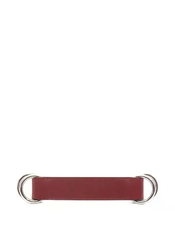 Hermès 2008 Leather Scarf Belt Accessory - Red