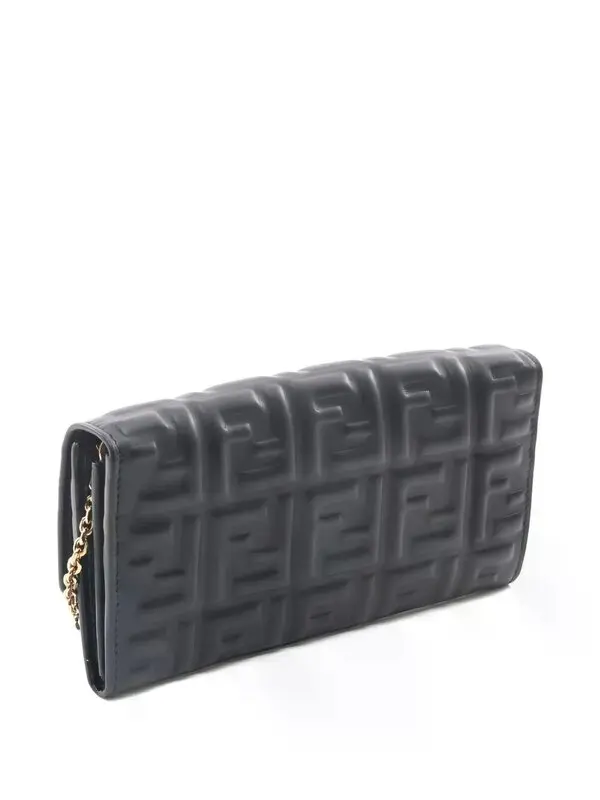 Fendi 2020s Embossed Clutch Bag