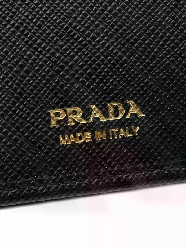 Prada 2020s Leather Trifold Wallet