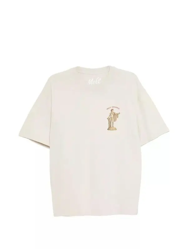 MELT Graphic-print T-shirt - Neutrals