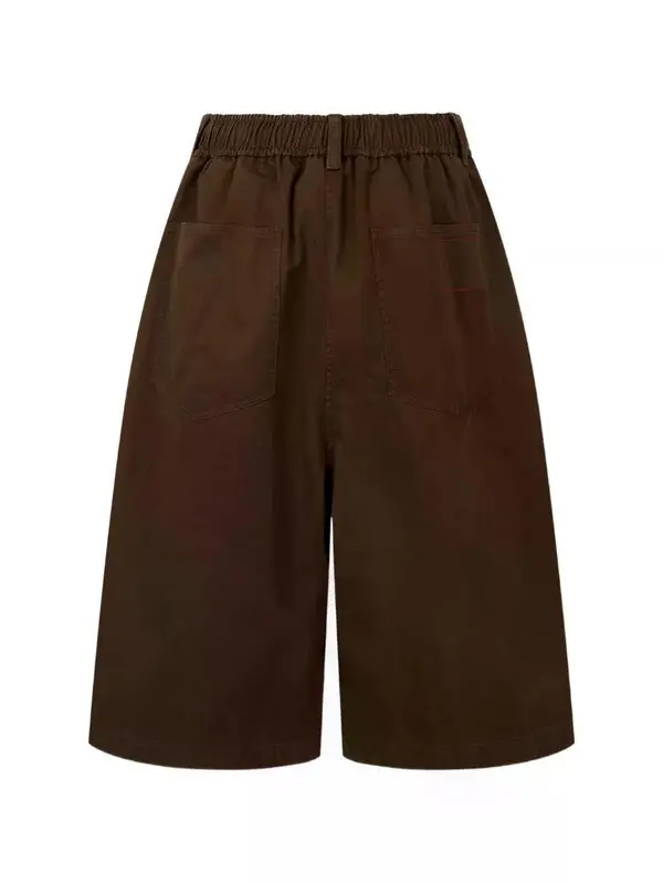 STUDIO TOMBOY Wide-leg Shorts - Brown